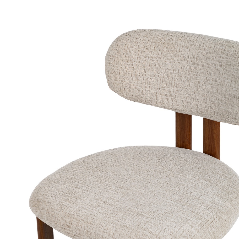 Chaise de bar beige métal Cousto IXIA | Retrodeco.fr