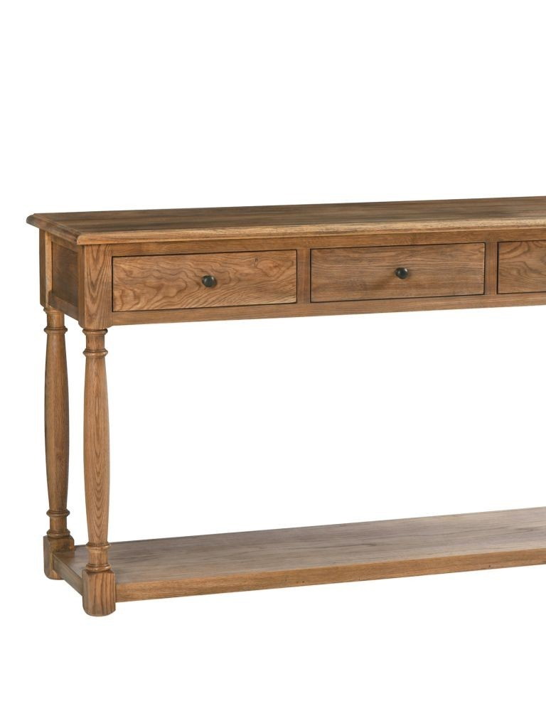 Console Linea en chêne déco campagne Athezza | Retrodeco