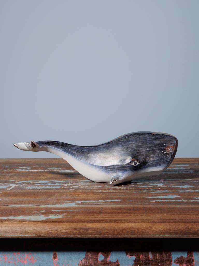 Grand cachalot patiné Chehoma | Retrodeco.fr