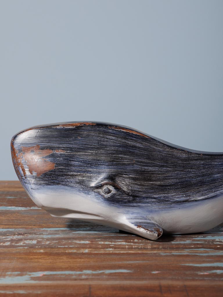 Grand cachalot patiné Chehoma | Retrodeco.fr