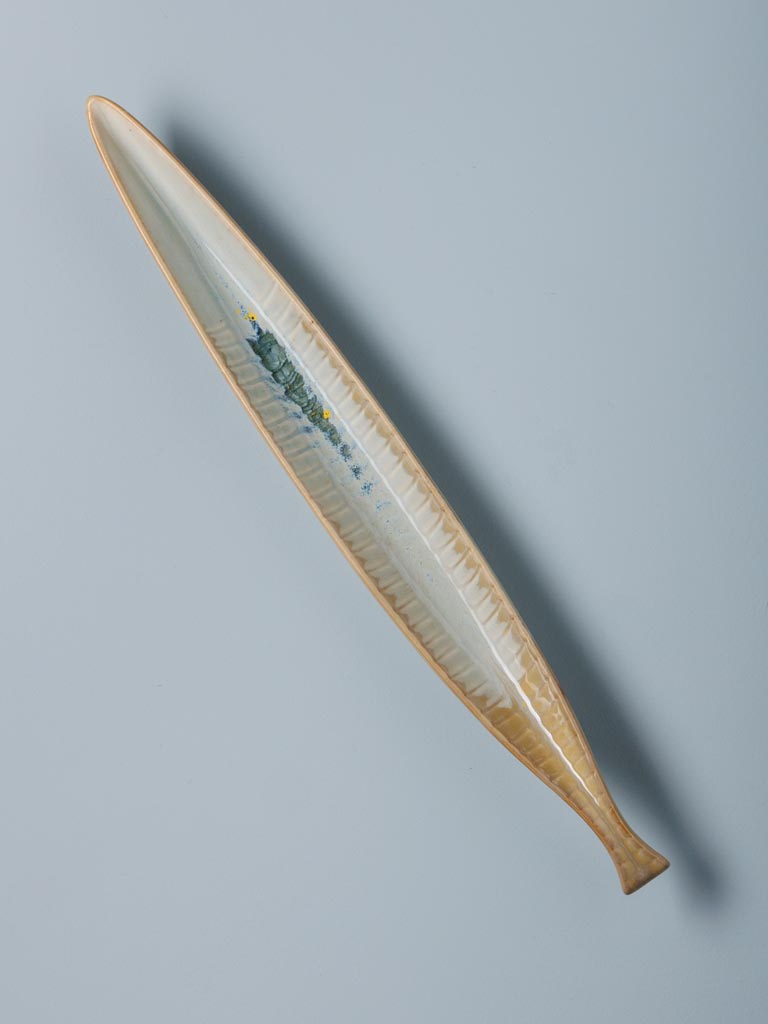 Plat poisson long et fin Nuance Chehoma | Retrodeco.fr