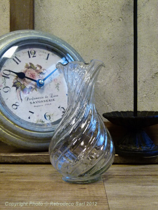 Vase PM torsadé déco brocante Antic Line | Retrodeco