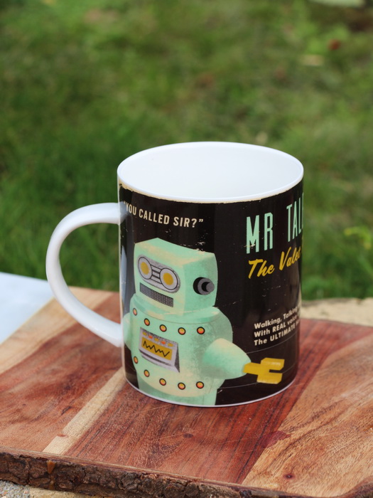 Mug porcelaine Roboutique Mr Talbot déco vintage | Retrodeco.fr