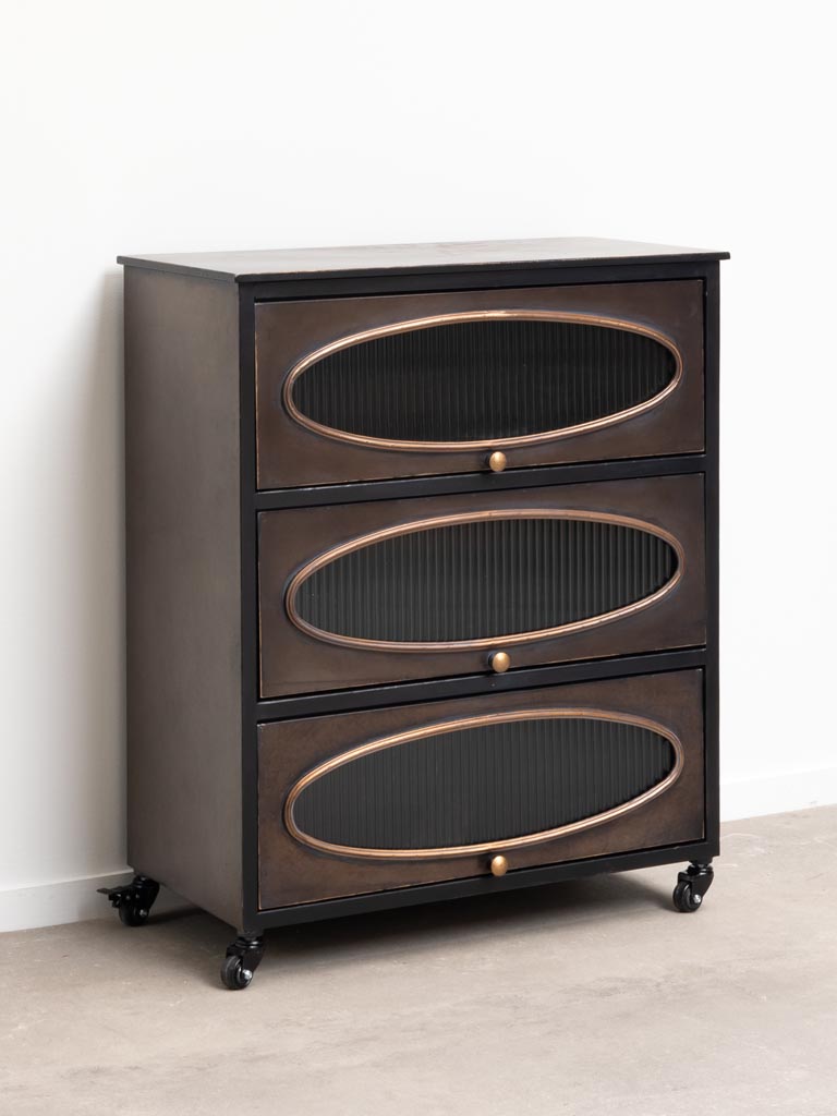 Commode 3 tiroirs Barrow | Retrodeco