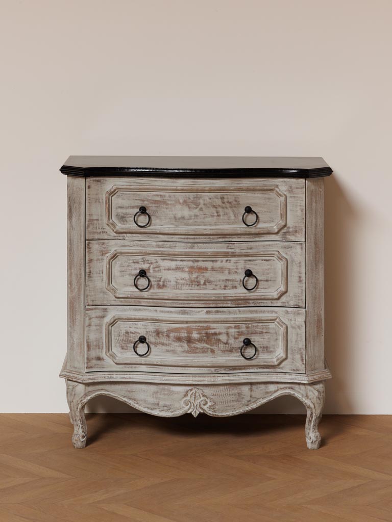 Commode 3 tiroirs Antique Chehoma | Retrodeco.fr